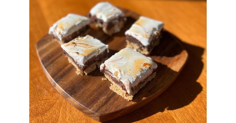 Sourdough S’mores Fudge Bars - Rooted At Heart
